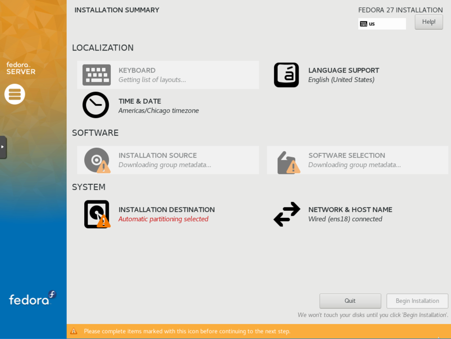 Fedora 27 Server CD Install - Amahi Wiki